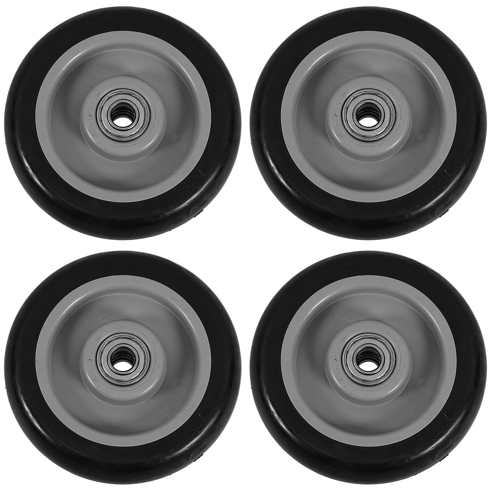 4pcs Shopping Cart Wheels Grocery Cart Rolling Wheels Replacement ...