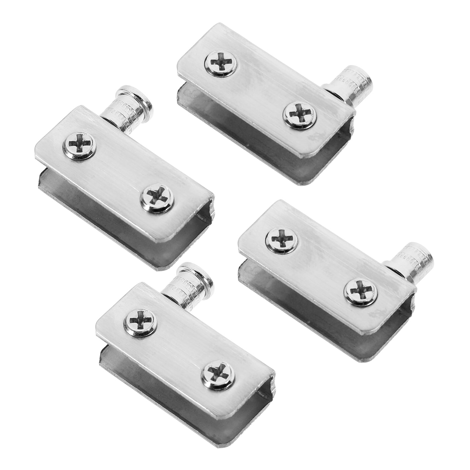 4pcs Shower Door Pivot Hinges Glass Door Hinge Wine Cabinet Door Hinge ...