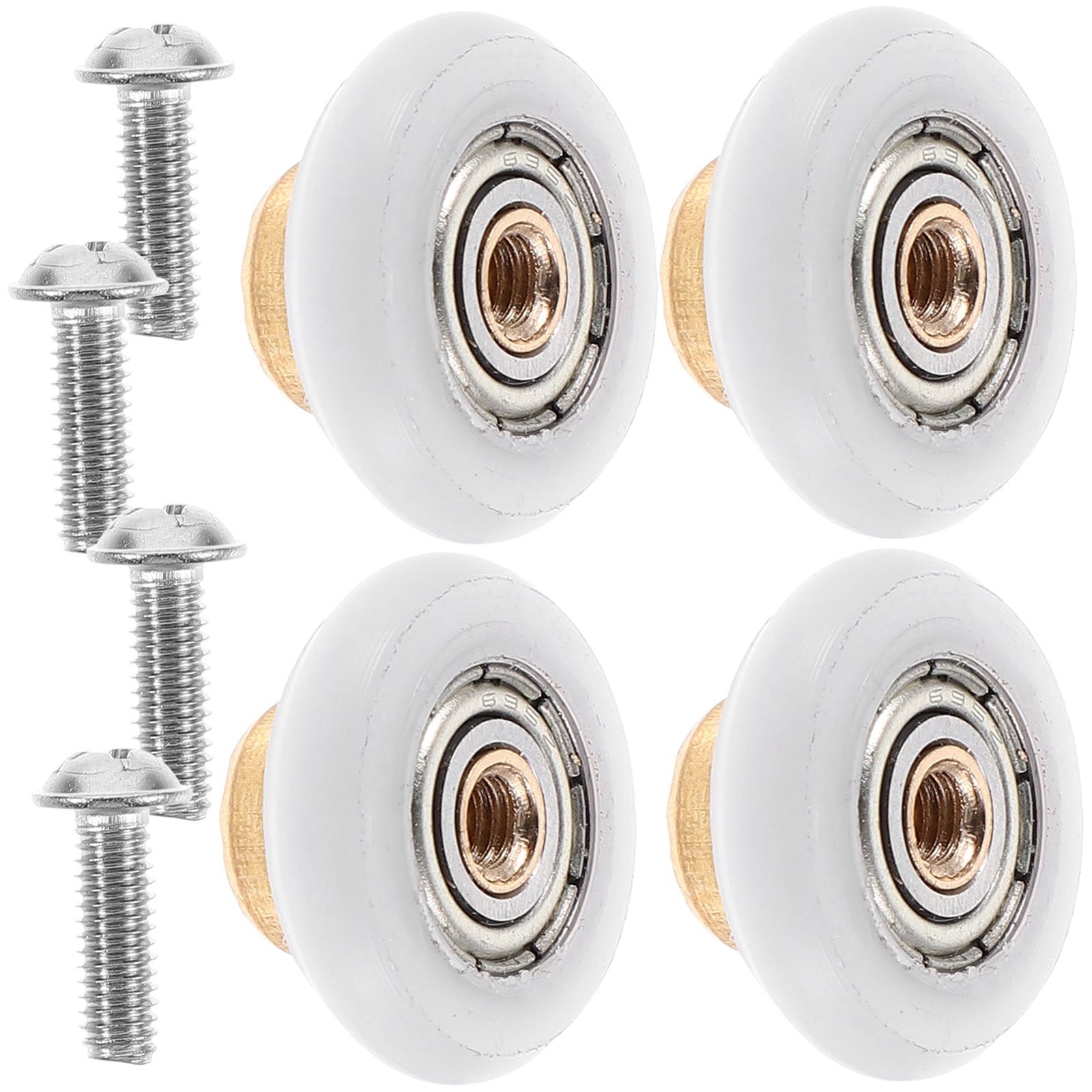 4pcs Shower Door Rollers Glass Door Runners Replacement Shower Door ...