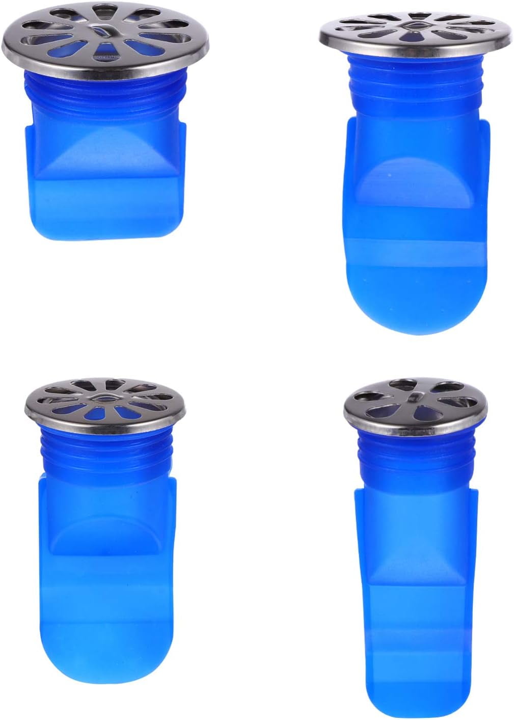 4pcs Shower Floor Drain Backflow Preventer Waterless Trap Seal One Way ...