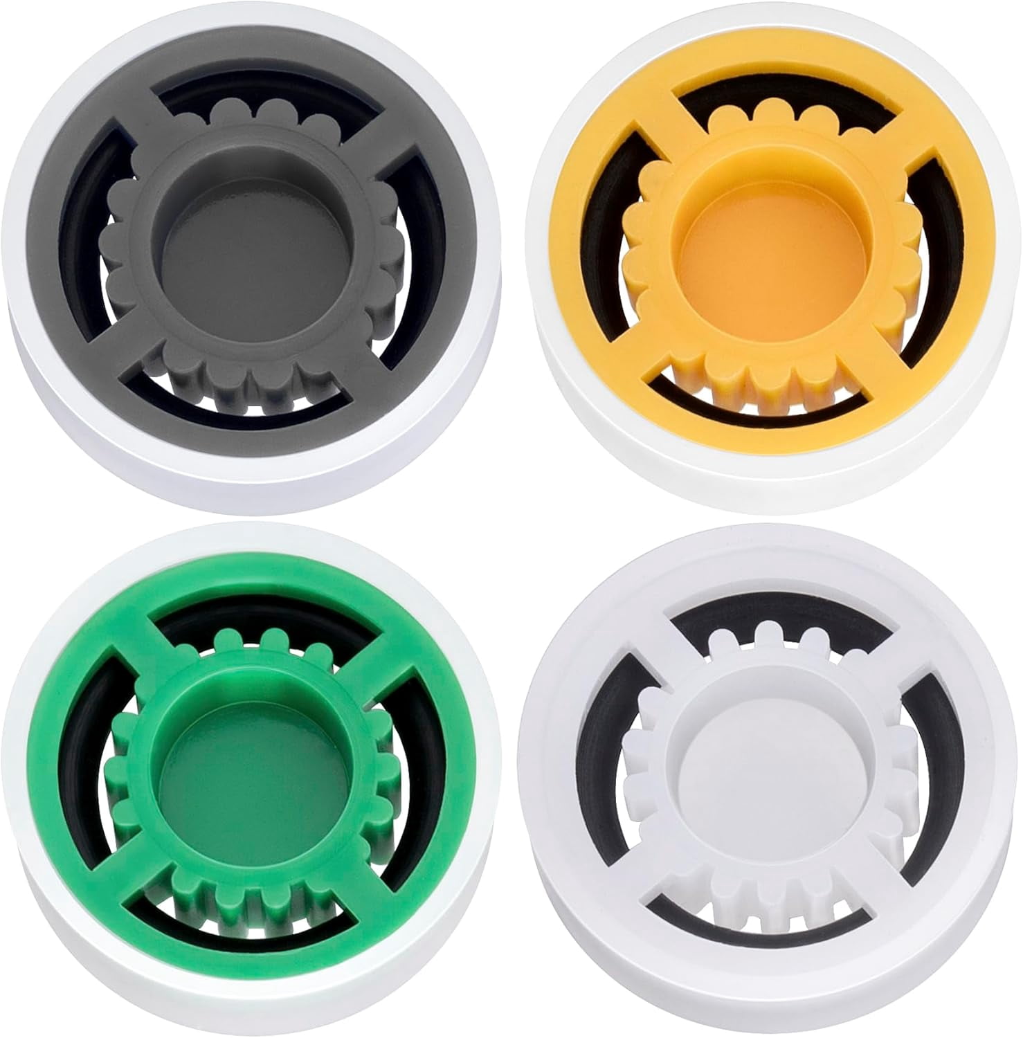 4pcs Shower Head Flow Restrictor, 1.8/2.0/2.5/3.0 GPM Shower Head Water ...