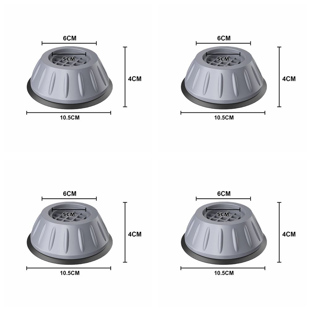 4pcs Silent Stabilizer Anti Vibration Furniture Raiser Support ...