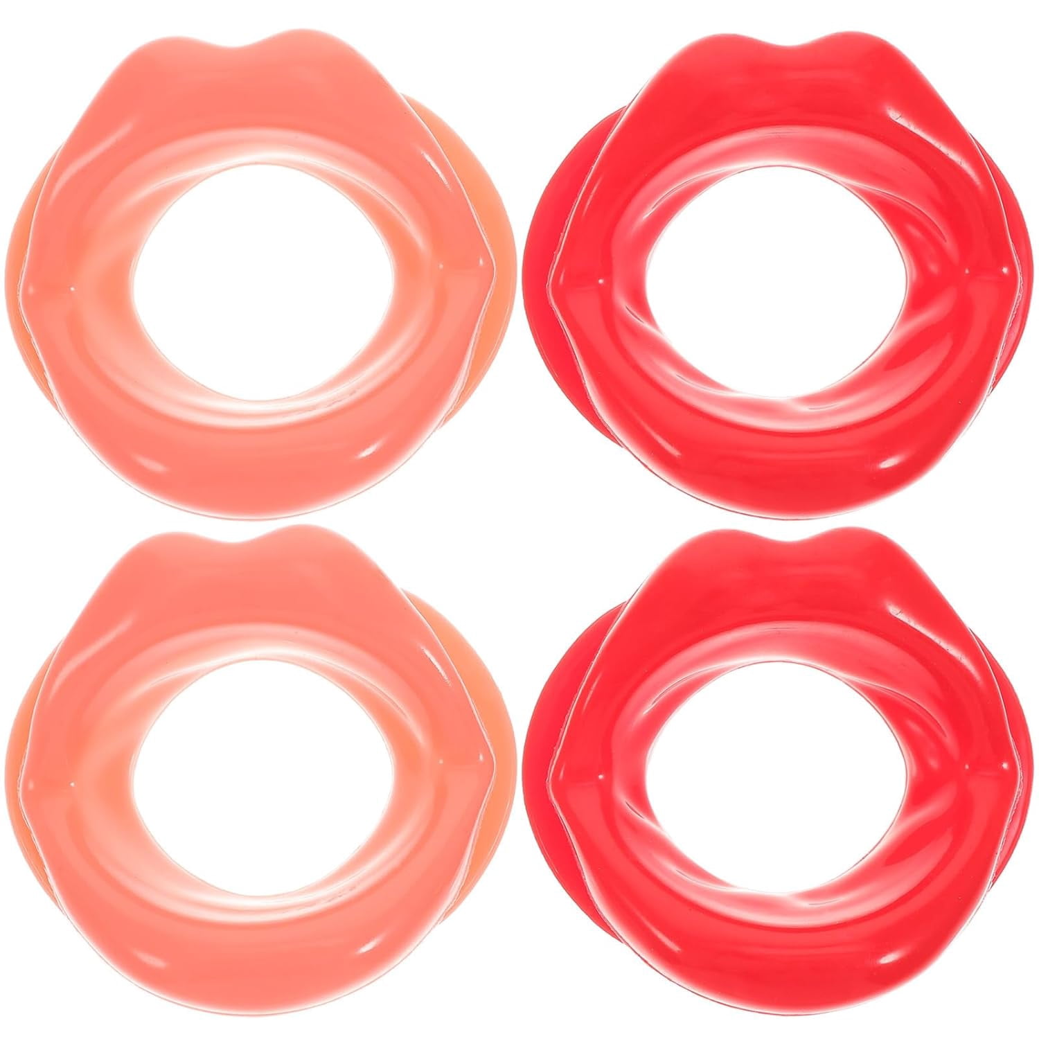 4pcs Silicone Lips Face Slim Exerciser Rubber Muscle Lips Trainer ...