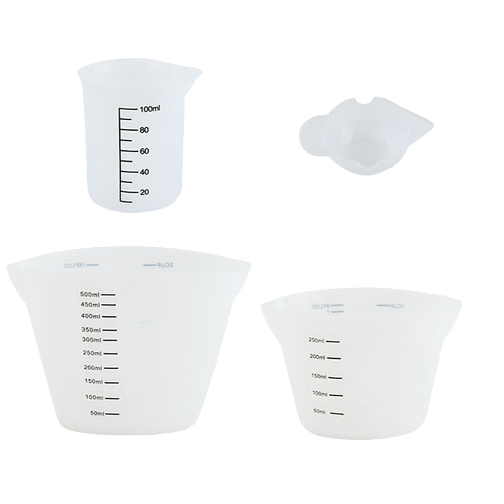 KAKOWELY Silicone Measuring Cup 4Pcs 6.7X6.7X4In - Walmart.com