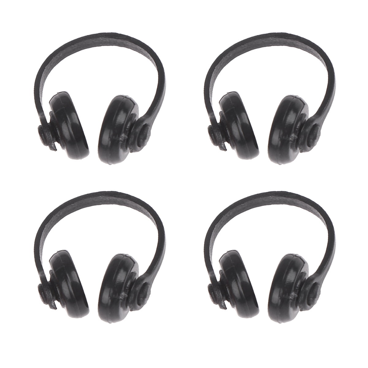 4pcs Simple Mini Earphone Doll House Mini Headset Small Headset Model ...