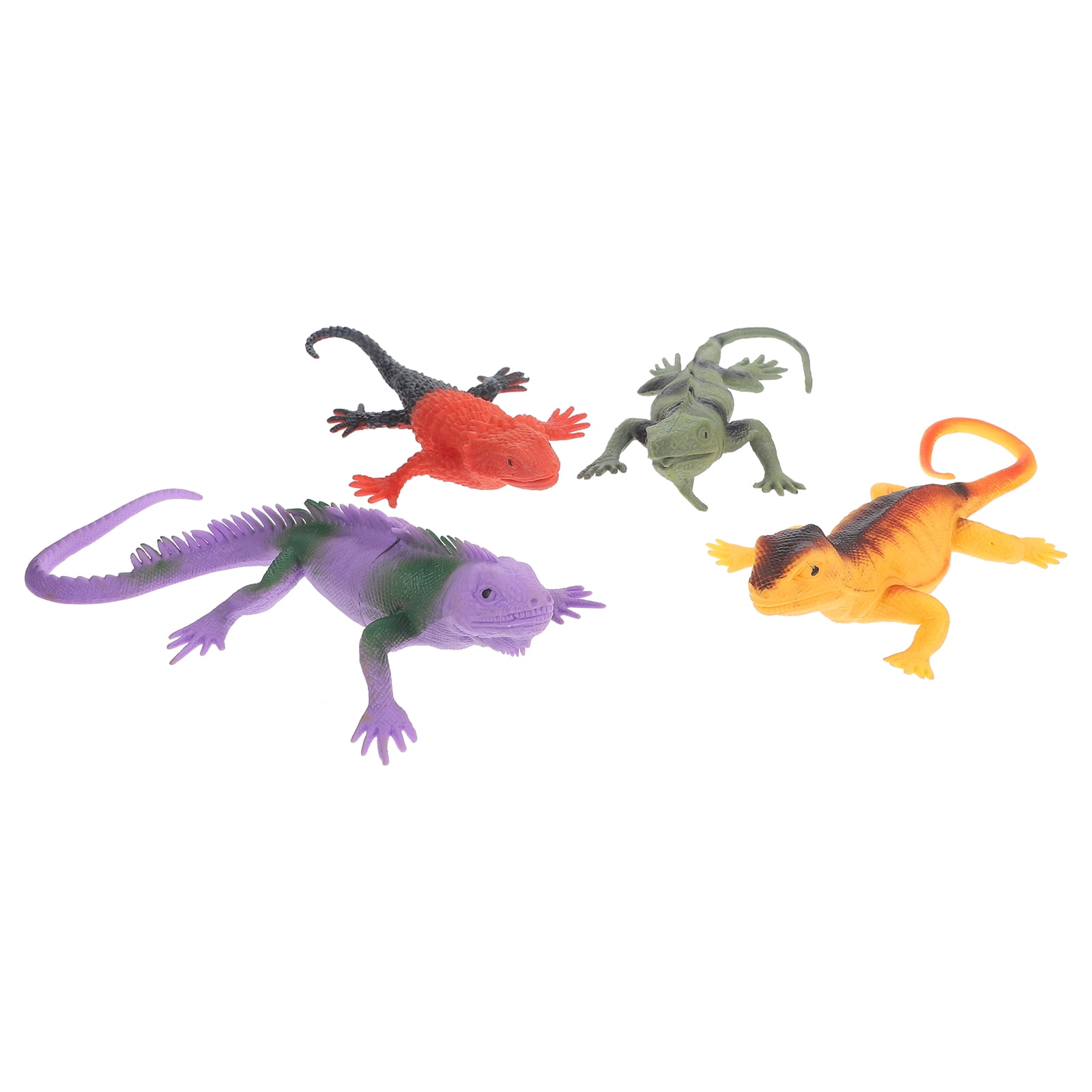 4pcs Simulation Lizard Model Lifelike Lizard Model Realistic Lizard ...
