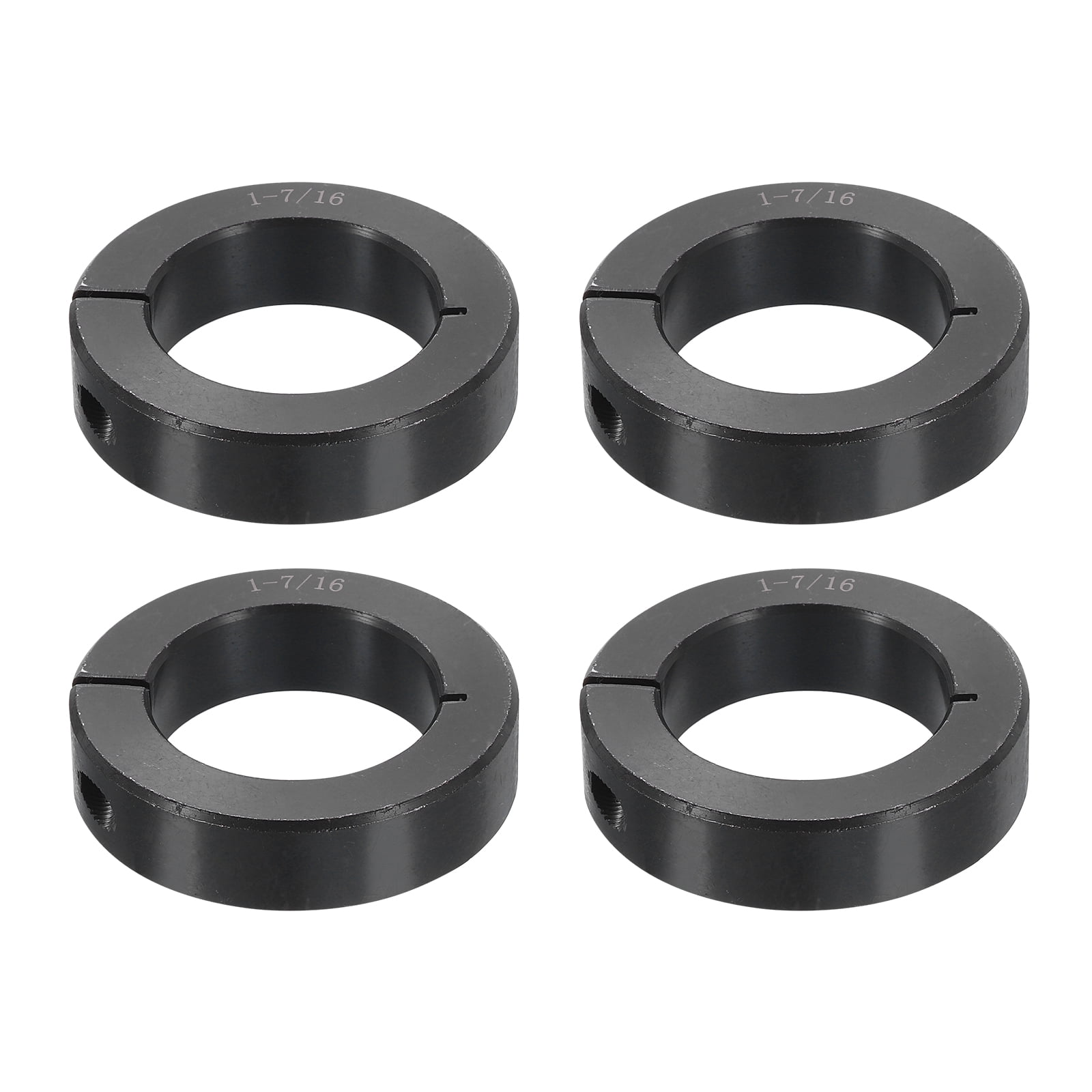 4pcs Single Split Shaft Collar 1-7/16" Bore One-Piece Clamping Collar ...