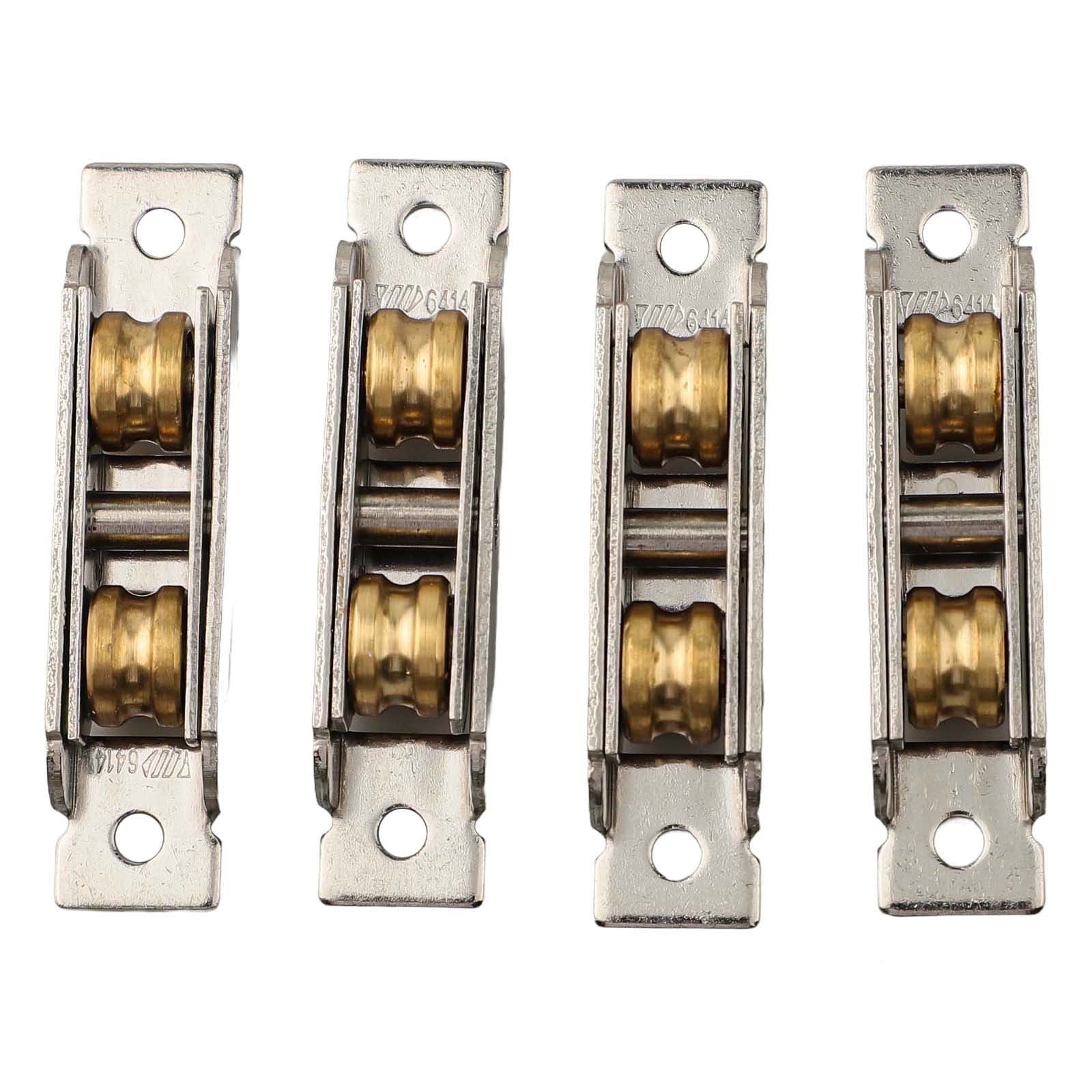 4pcs Sliding Patio Door Rollers Stainless Steel Copper Ball Bearing ...