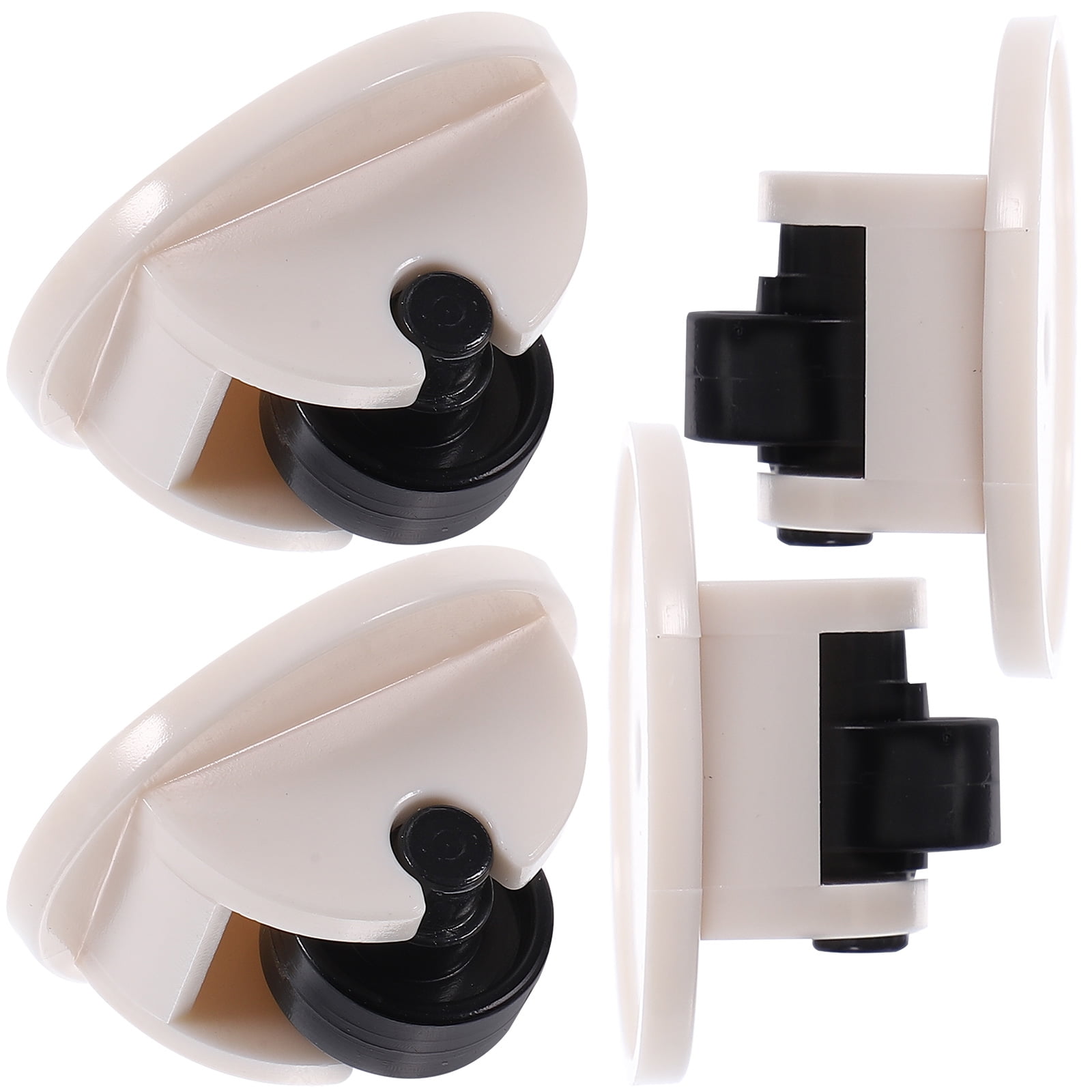 4pcs Small Caster Wheels Adhesive Non Swivel Casters Mini Wheels ...