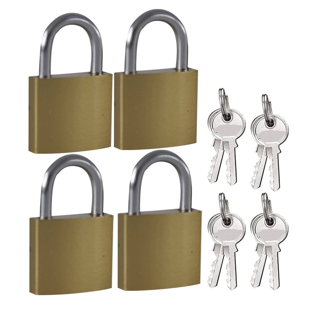 4pcs Small Locks with Keys Diary Book Lock Locker Lock Metal Padlock ...