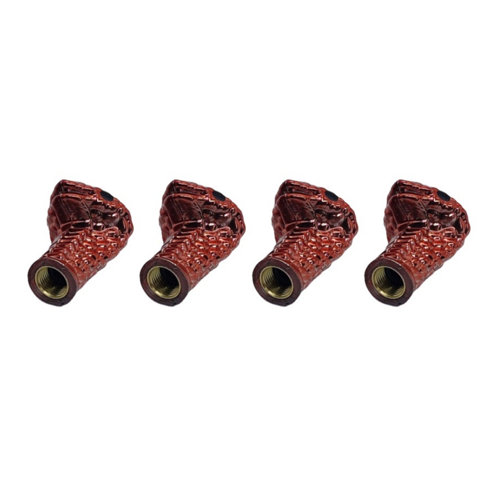 4pcs Snake Head Shape Tire Valves Cap Air Valves Lids Leak-Proof Air ...