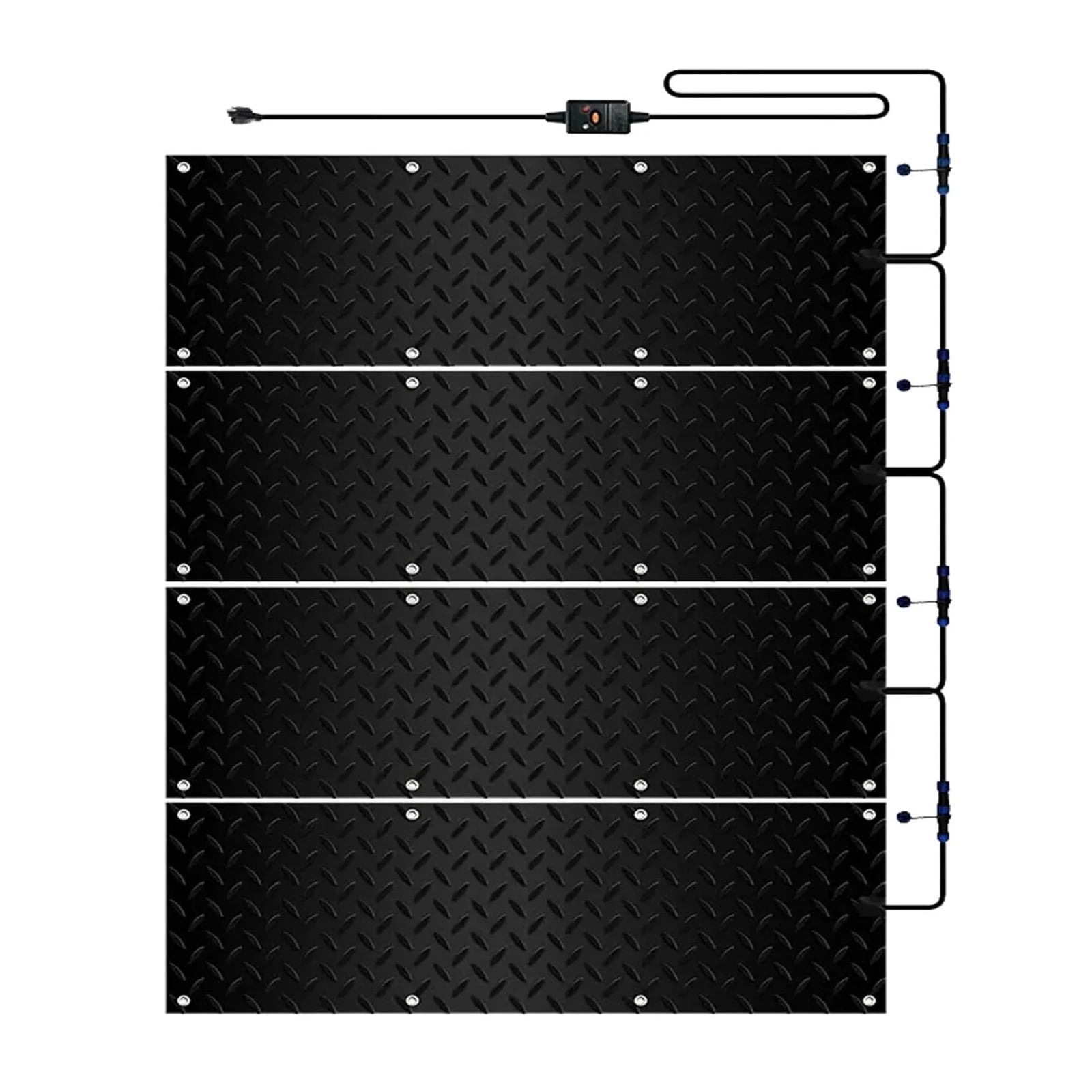 4pcs Snow Melting Mats Outdoor, Heated Driveway Mats, Heat Mats for ...