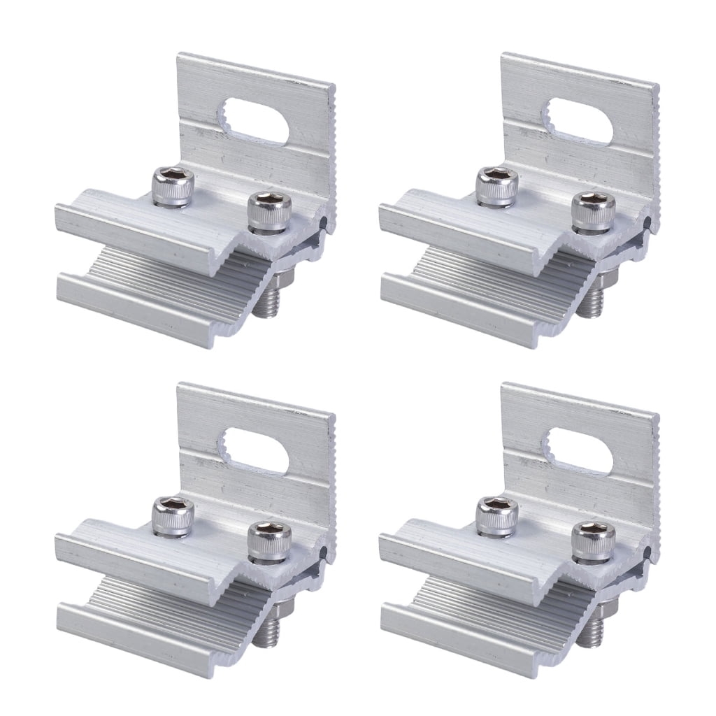 4pcs Solar Module Fixing Brackets Corrosions Solar Panel Fastening Clip ...