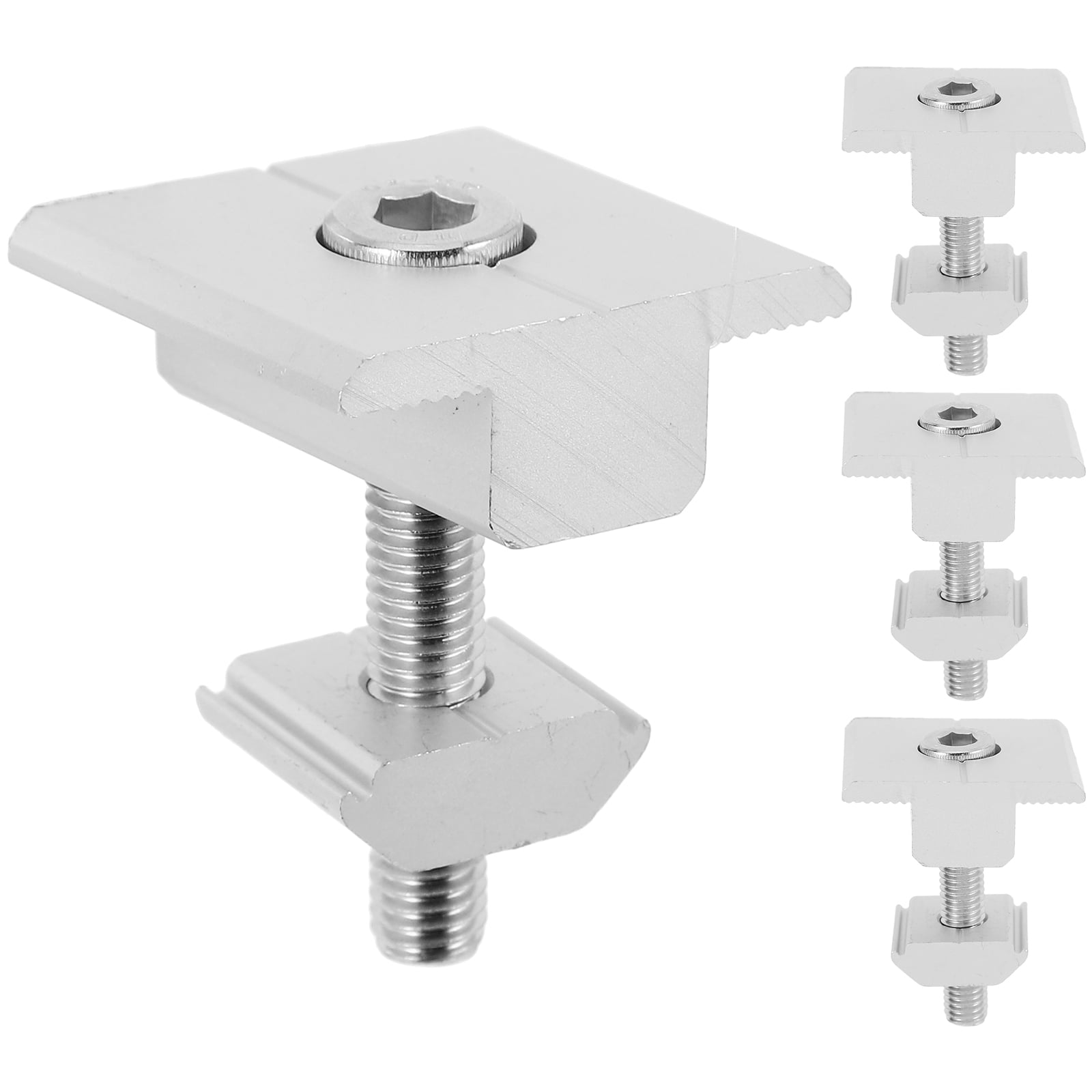 4pcs Solar Panel Mounting Z Brackets with Nuts and Bolts RV Boat Wall ...