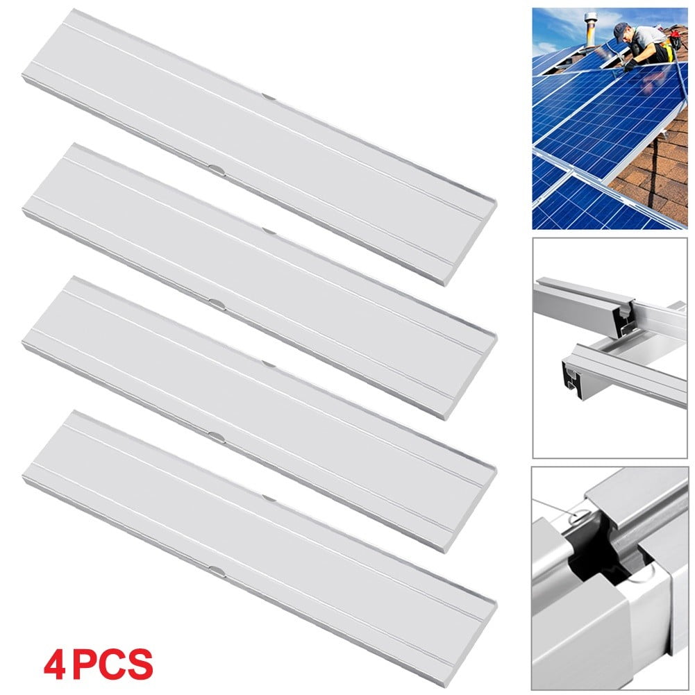 4pcs Solar Rail Connector Profile Connector Slide-in For 40x40 Solar ...