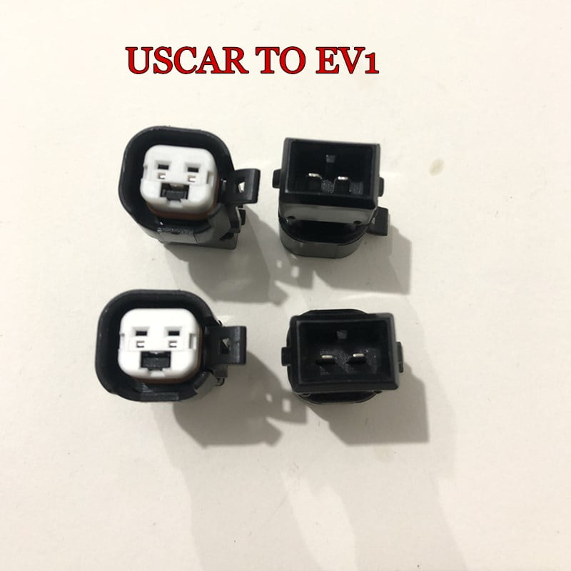 4pcs Solid type Fuel Anchor Connector Uscar to EV1, Ev6, Ev14 Adapter ...