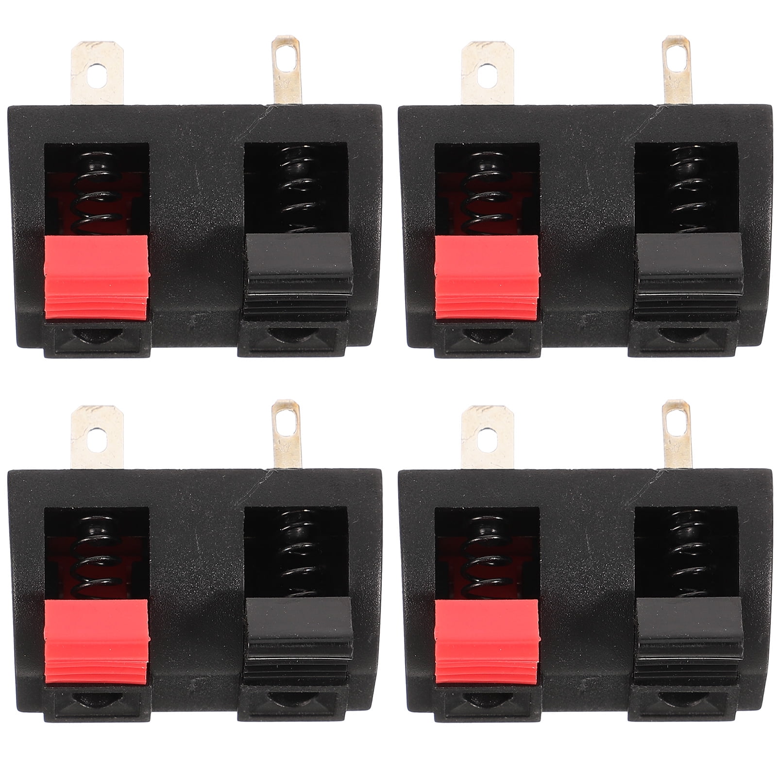 4pcs Speaker Wire Connector Stereo Speaker Terminal Clip 2-way Speaker ...