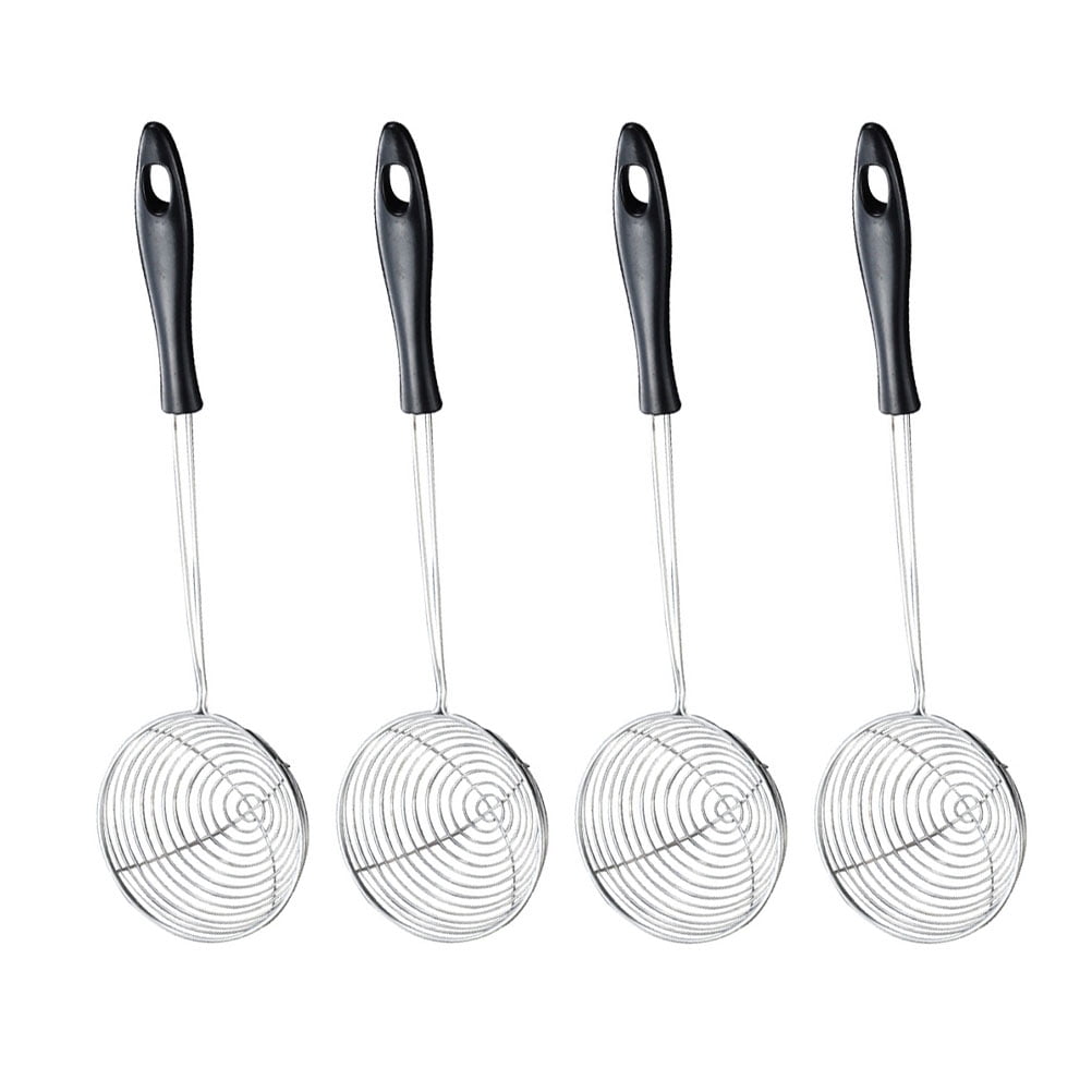 4pcs Stainless Steel Spider Strainer Skimmer Spoon Set for Hot Pot ...
