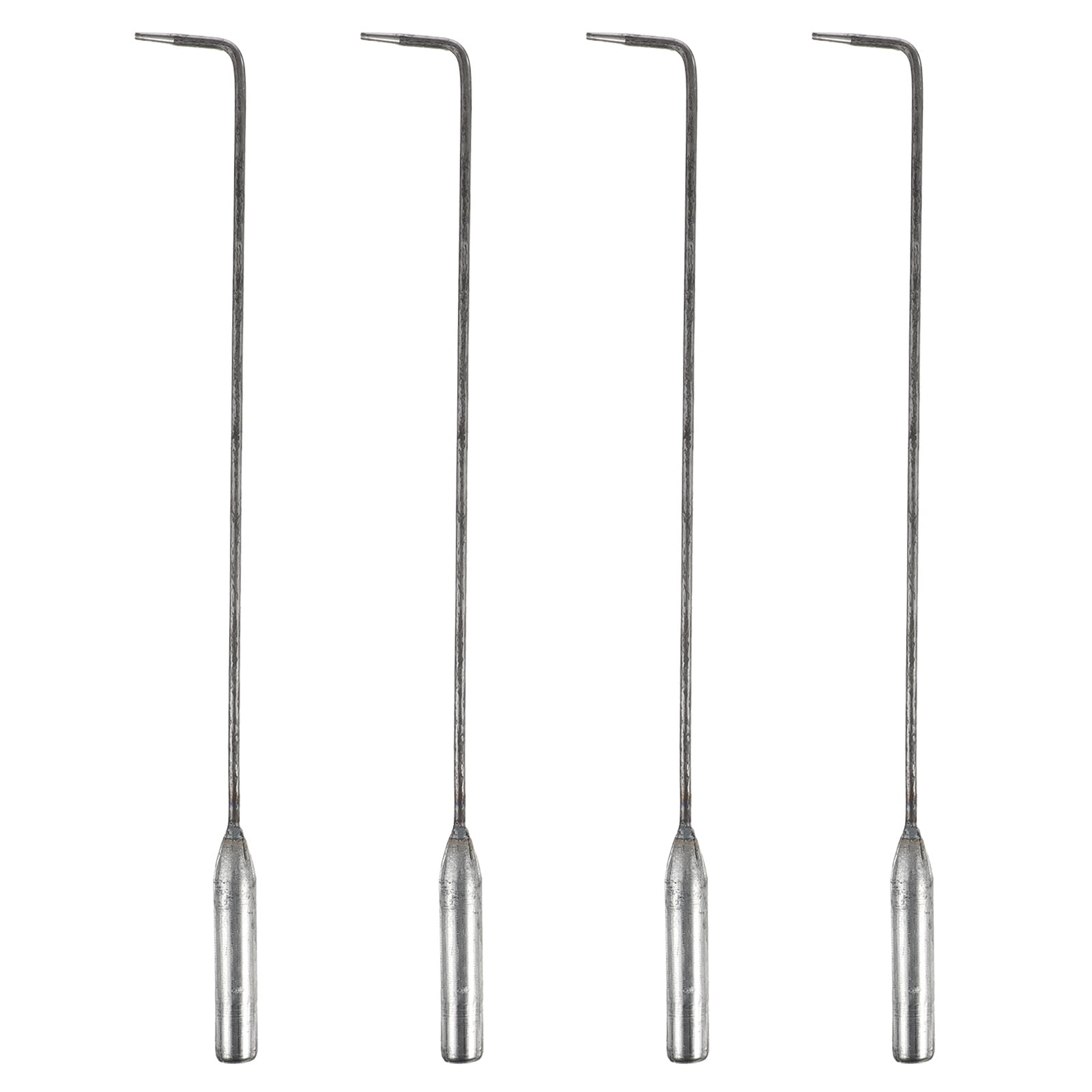 4pcs Stainless Steel BBQ Ash Tool Poker Fire Pit Poker Stick (Assorted ...