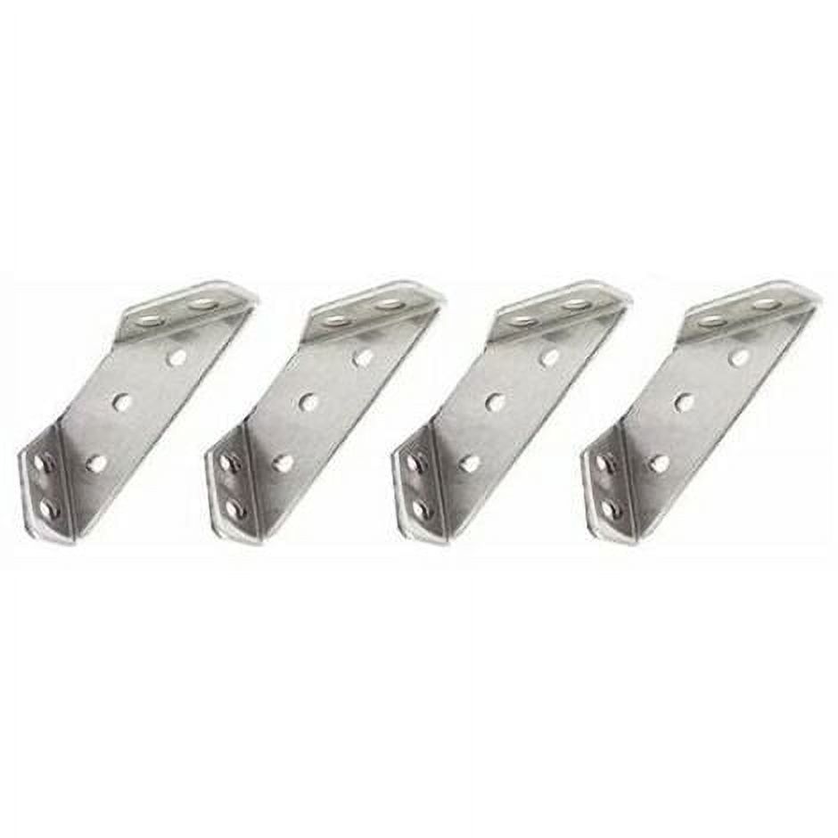 4pcs Stainless Steel Corner Brace Triangle Bracket Table Cir Furniture ...