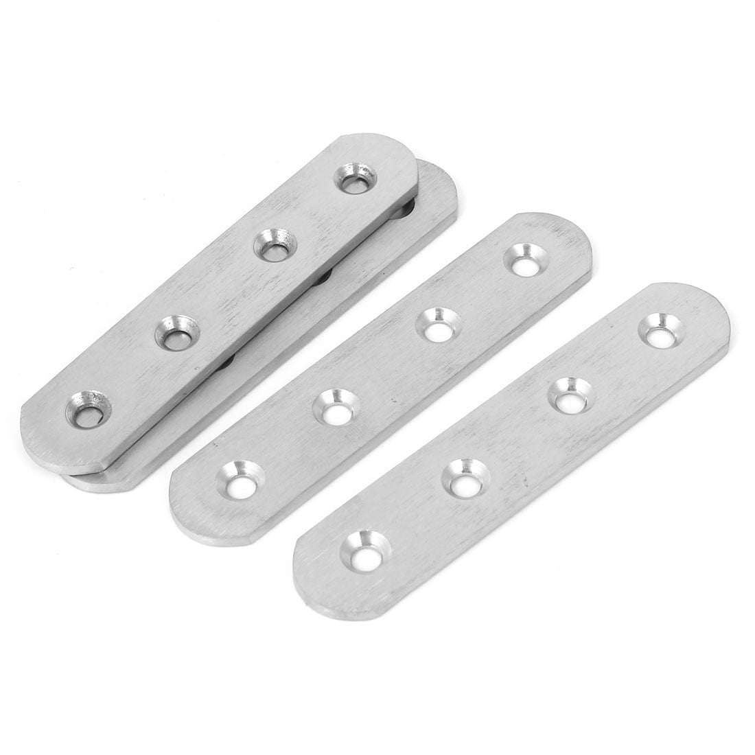 Unique Bargains 4pcs Metal Stainless Steel Flat Straight Mending Repair ...