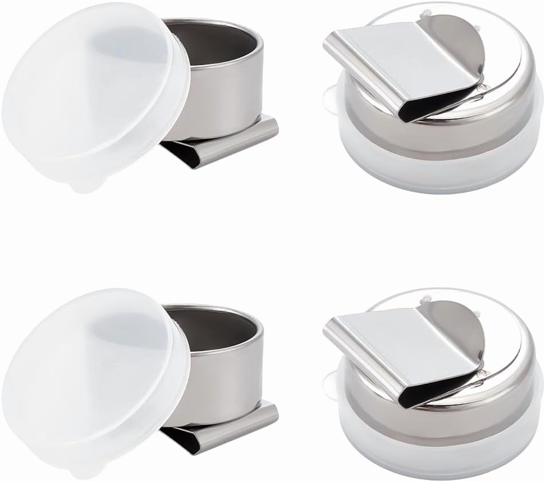 4pcs Stainless Steel Oil Painting Cups Single Palettes Container Cups ...