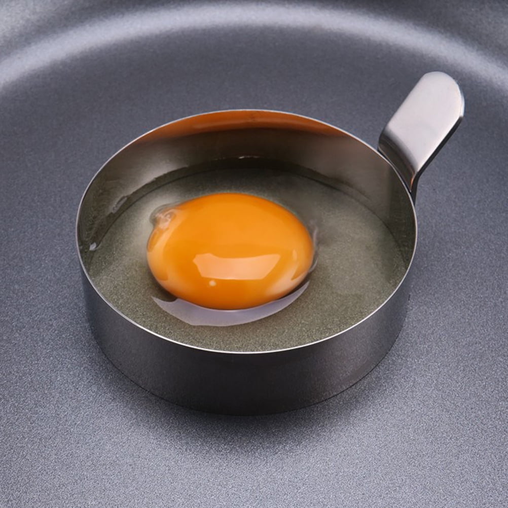 4pcs Stainless Steel Round Egg Rings Cooking Mold Nonstick Heat ...