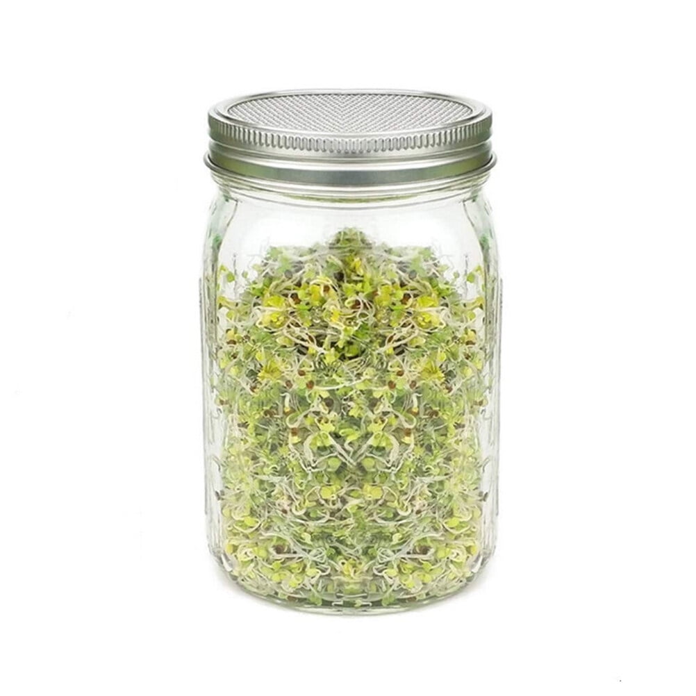 4pcs Stainless Steel Sprouting Screen Sprouting Lids for Round Mouth ...