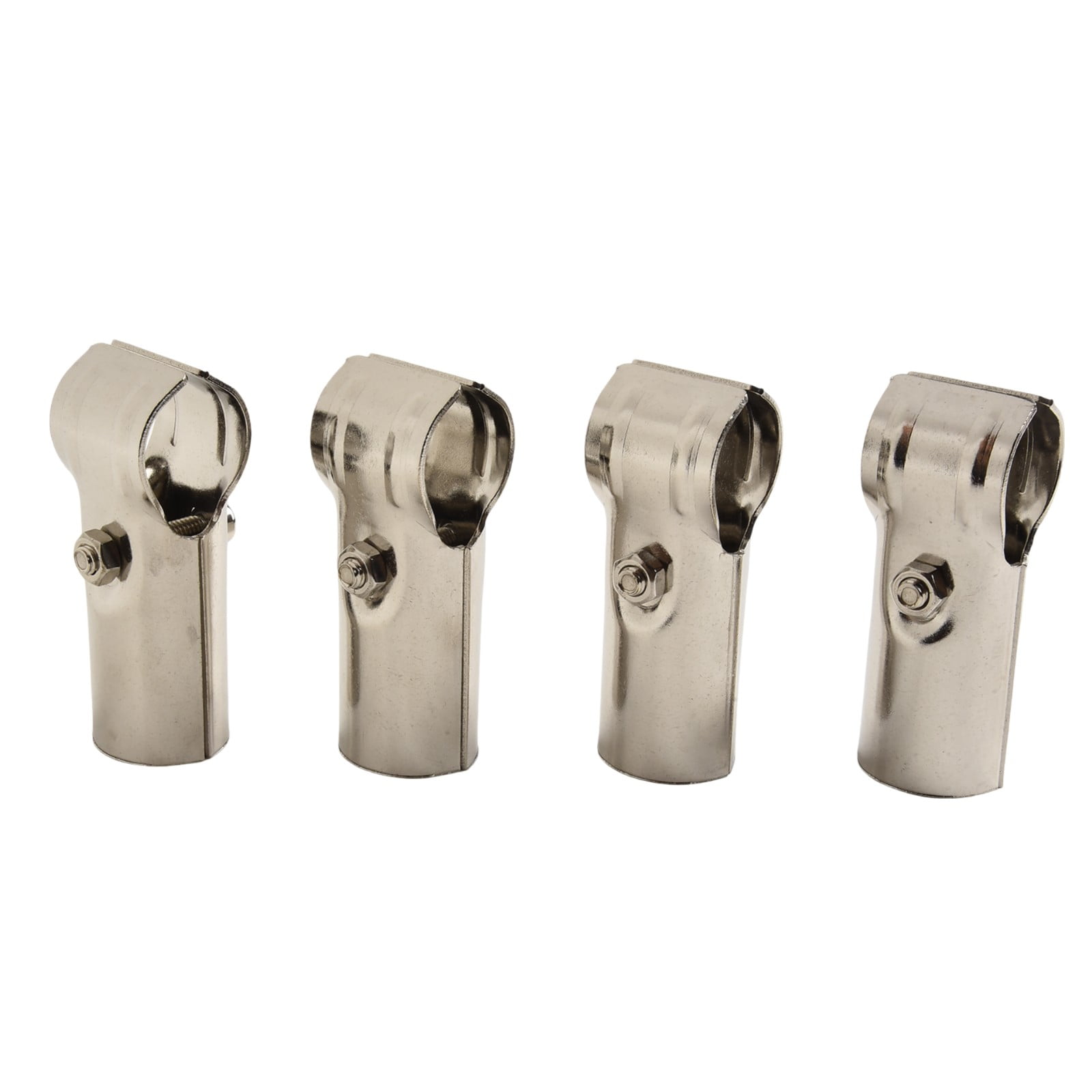 4pcs Stainless Steel T Pipe Clamp Connector for 1 Inch OD Pipe,Rails ...