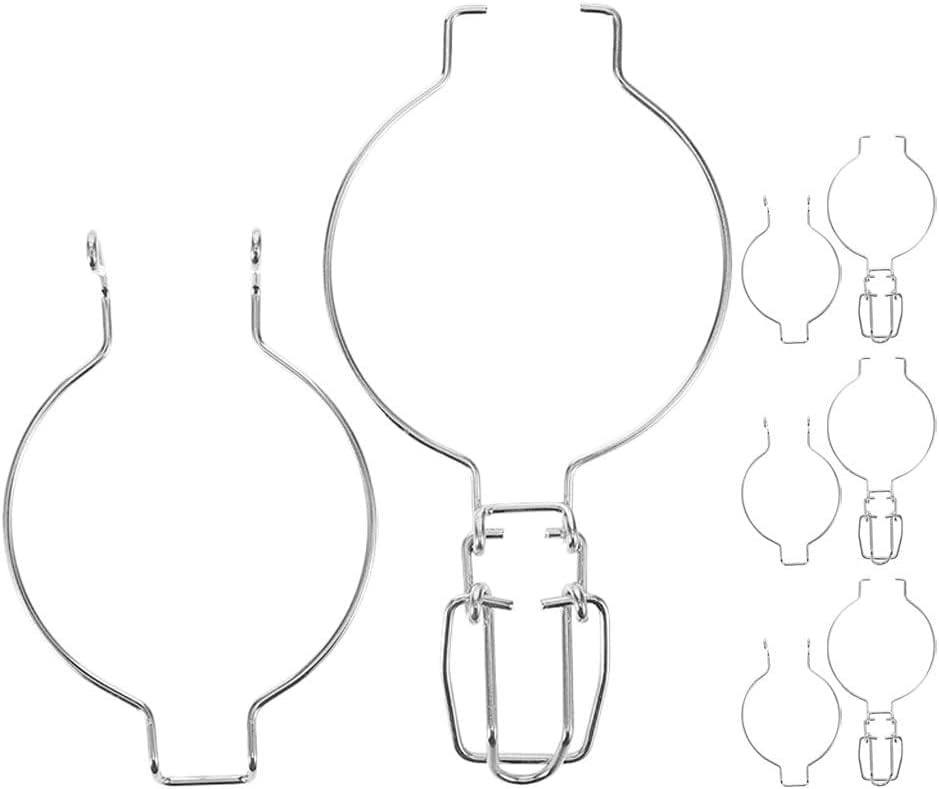 4pcs Stainless Steel Wire Clamp Wide Mouth Mason Jars Locking Canister ...