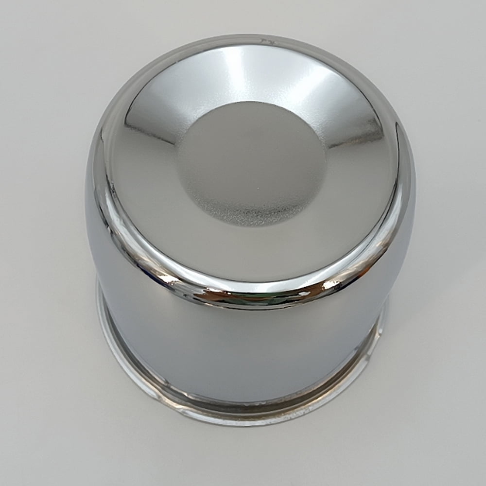 4pcs Steel Short Chrome Center Cap Trim For 4.25" Center Bore Trailer ...