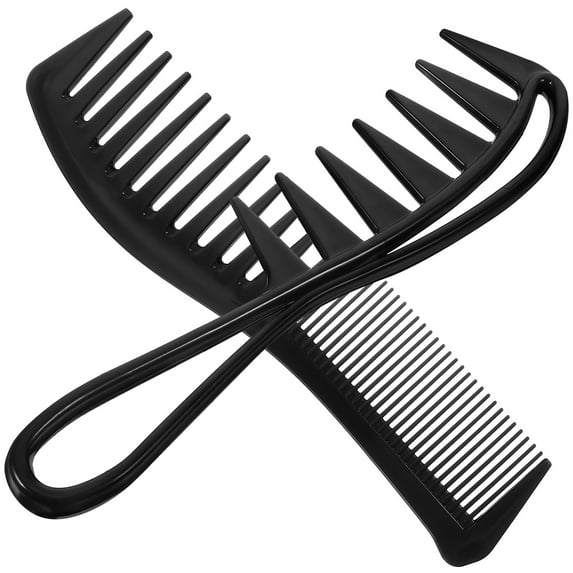 4pcs Styling Combs Wide Tooth Comb Unisex Women Men Combs Hair Comb Set ...
