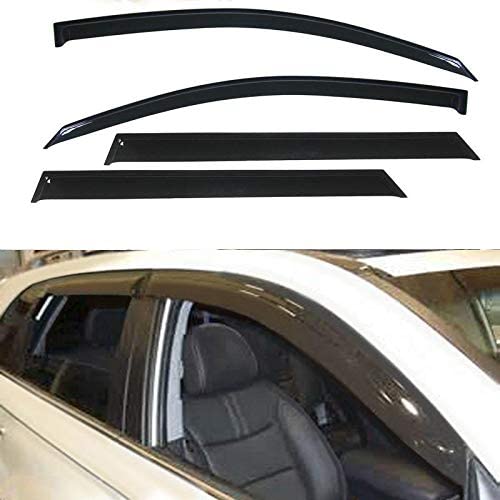 4pcs Sun/Rain Guard Window Deflectors Fit 11-15 Sorento Window Visors ...