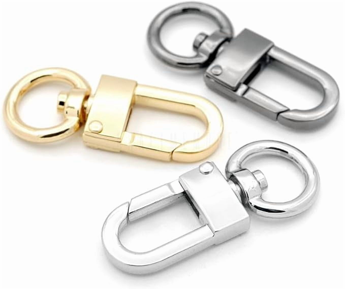 4pcs Swivel Snap Hook Push Gate Lobster Clasps Quality Clips for ...