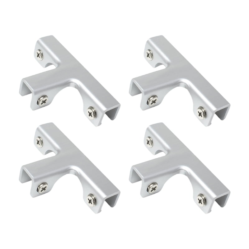 4pcs T Clamp Connectors Adjustable T Shape Fasteners Aluminum T Clamps ...