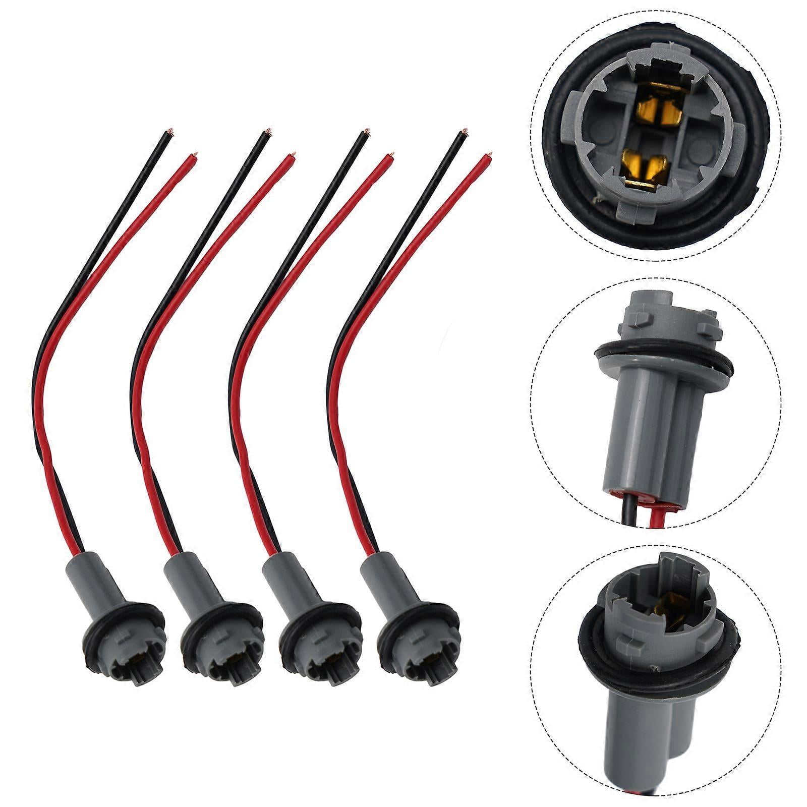 4pcs T15 Lamp Holder Adapters Cable For T15 Lamp Holder Connector ...