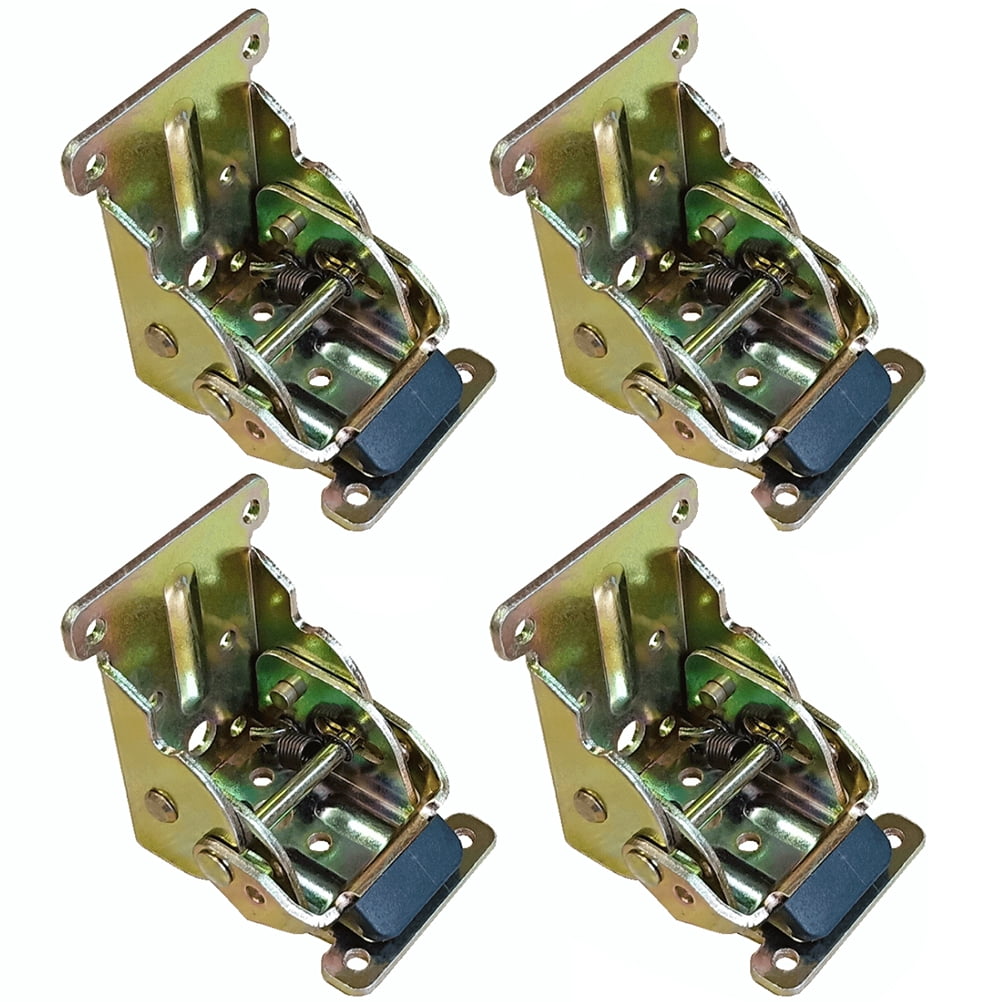 4pcs Table Leg Brackets Folding Hinge 90 Degree Foldable Hidden Hinges ...