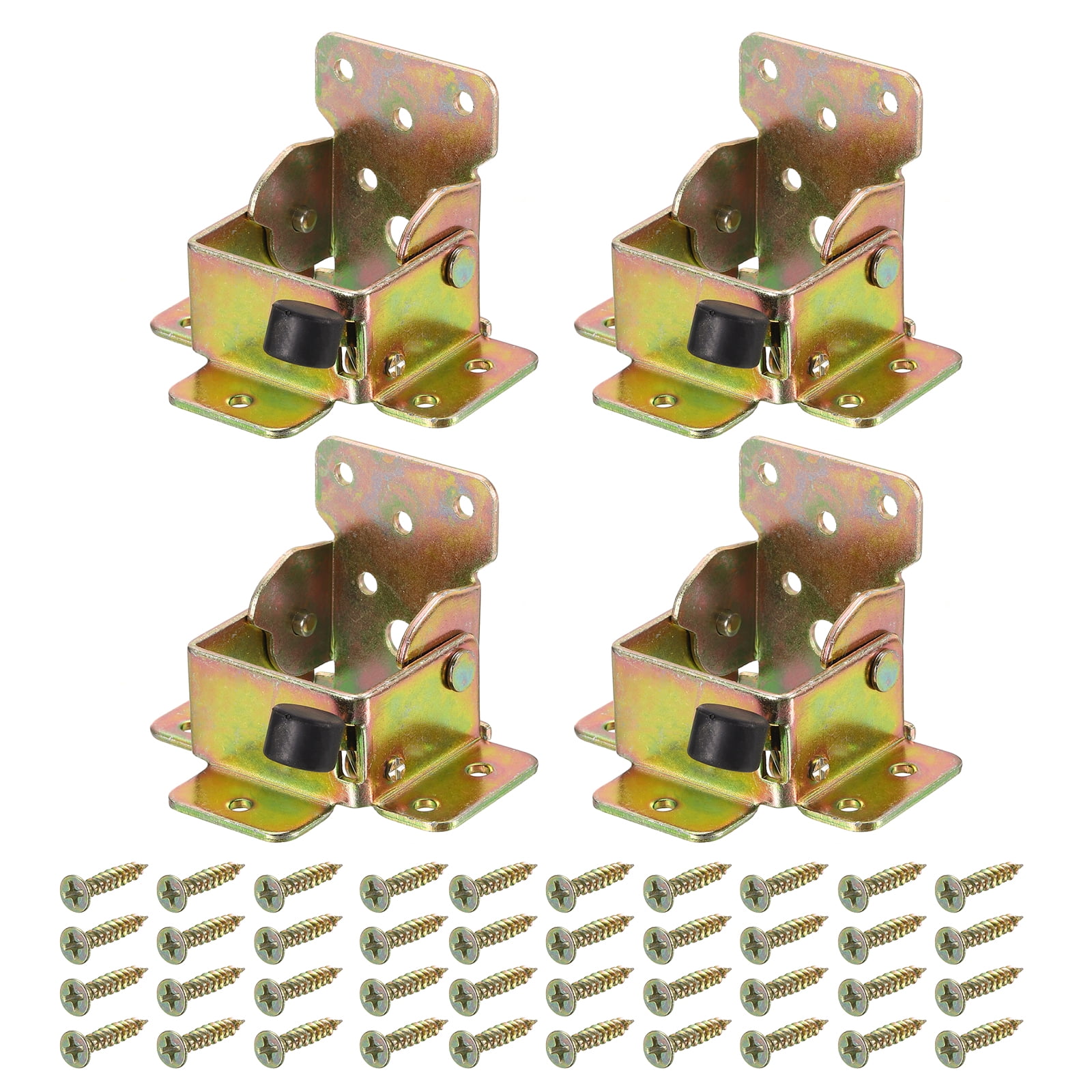 4pcs Table Legs Foldable Hinges 90 Degrees Self-locking Foldable ...