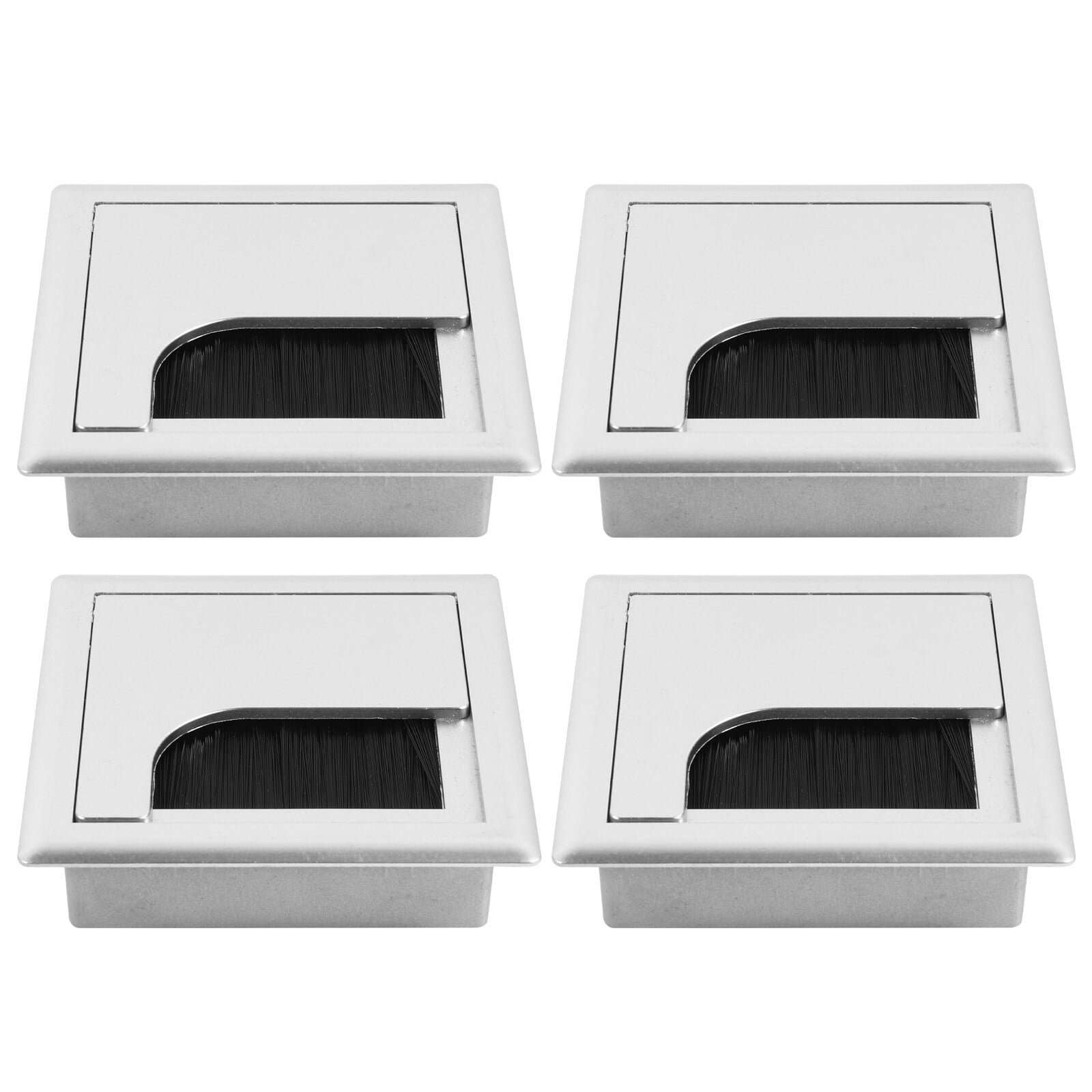 4pcs Table Rectangular Cable Useful Data Line Organizer Box Cable Hole ...