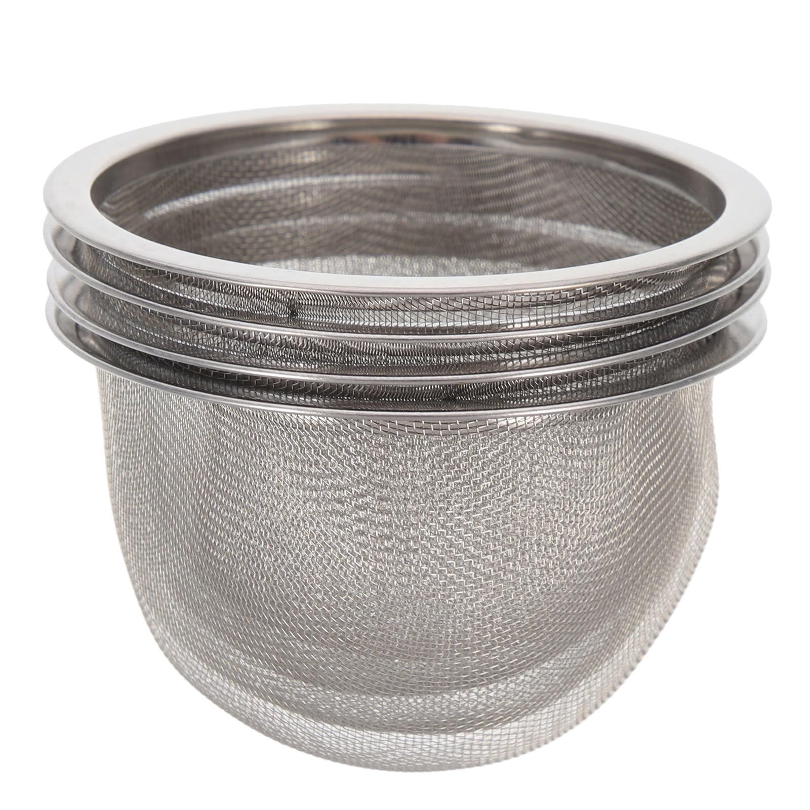 4pcs Teapot Strainer Mesh Tea Infuser Loose Leaf Filter Stainless Steel ...