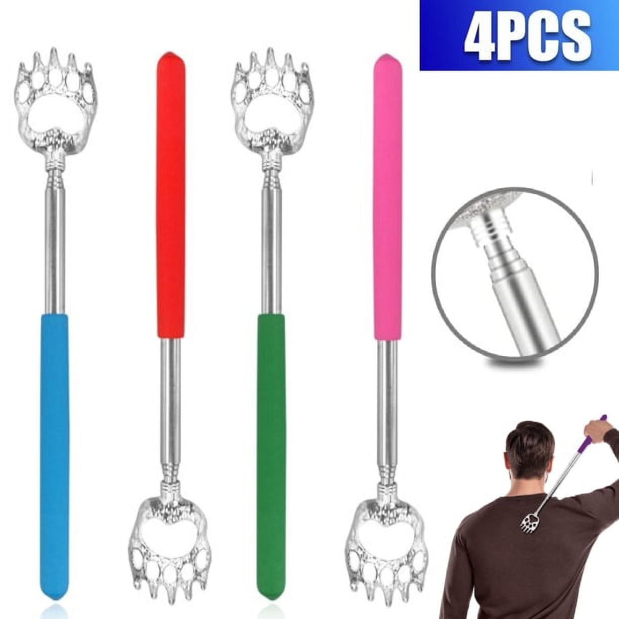 4pcs Telescoping Back Scratchers, DISEN Extendable Bear Claw Back ...