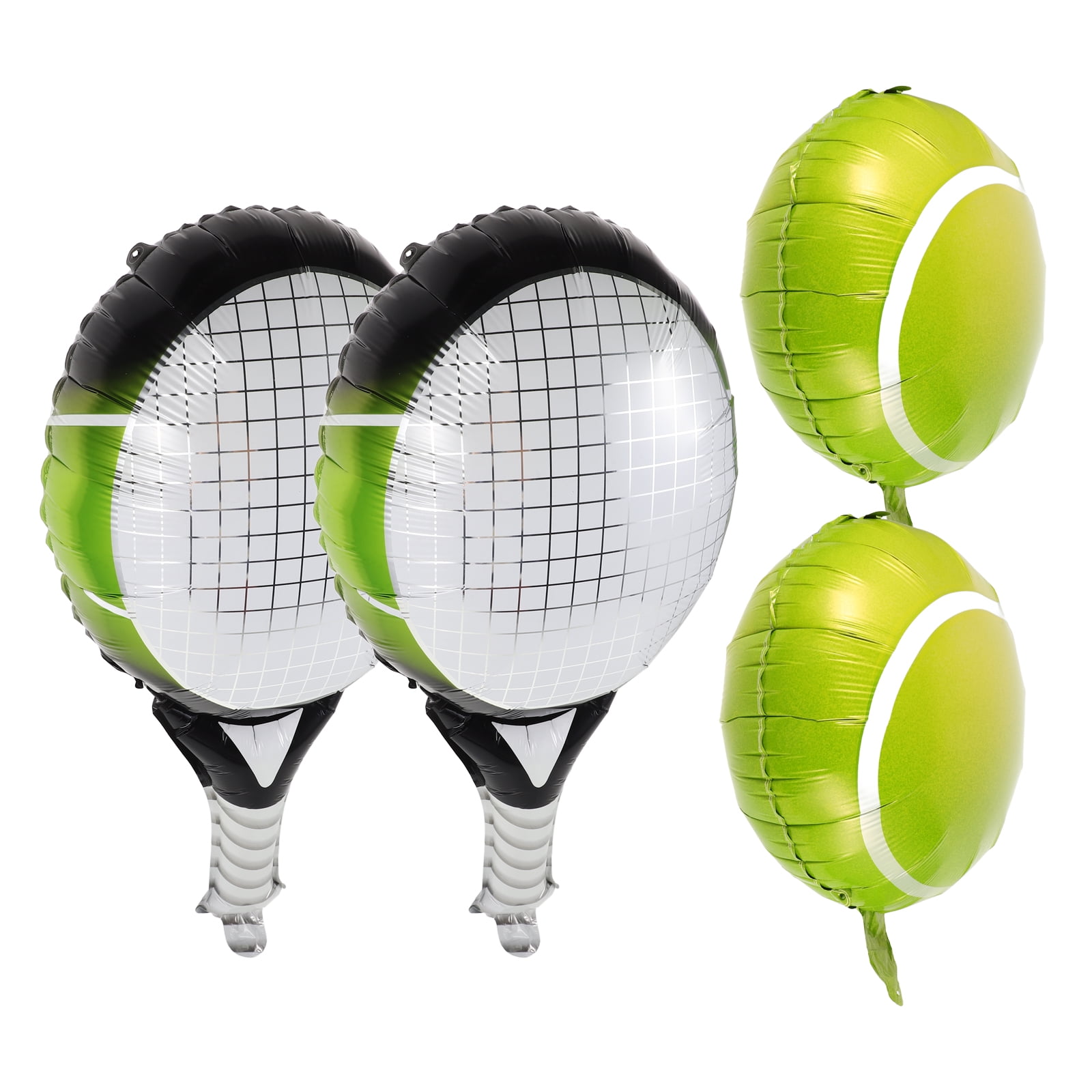 4pcs Tennis Party Balloons, Green Tennis Balloons Tennis Party ...