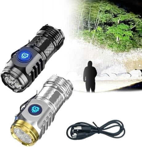 4pcs Three-Eyed Monster Mini Flash Super Power Flashlight, German Three ...