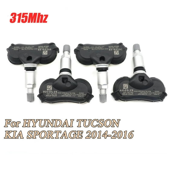 4pcs Tire Pressure Monitor Sensor 52933-2S500 For 2014 2015 2016 Kia ...