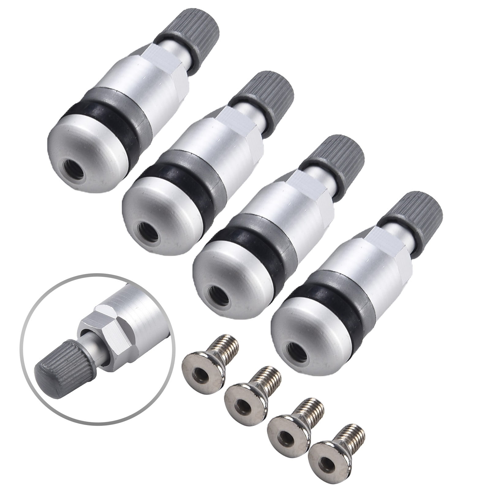 4pcs Tire Pressure Sensor Replacement Valve Stem For BMW 5 Series TPMS ...
