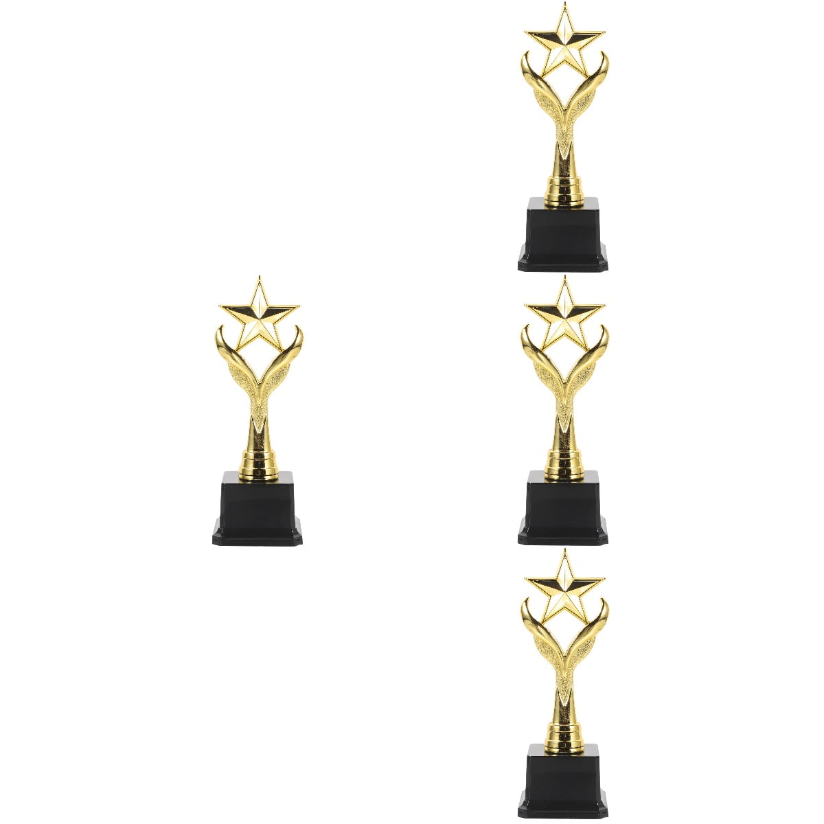 4pcs Toddler Trophy Model Kids Plastic Trophy Toy Star Trophy for Kids ...