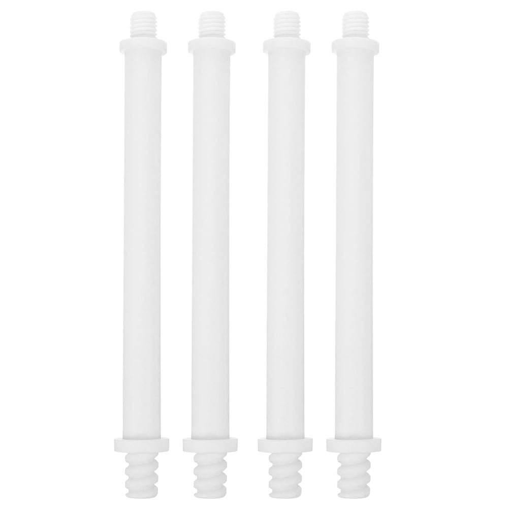 4pcs Toilet Brush Handle Pole Attachments Threaded Handle Replacement ...