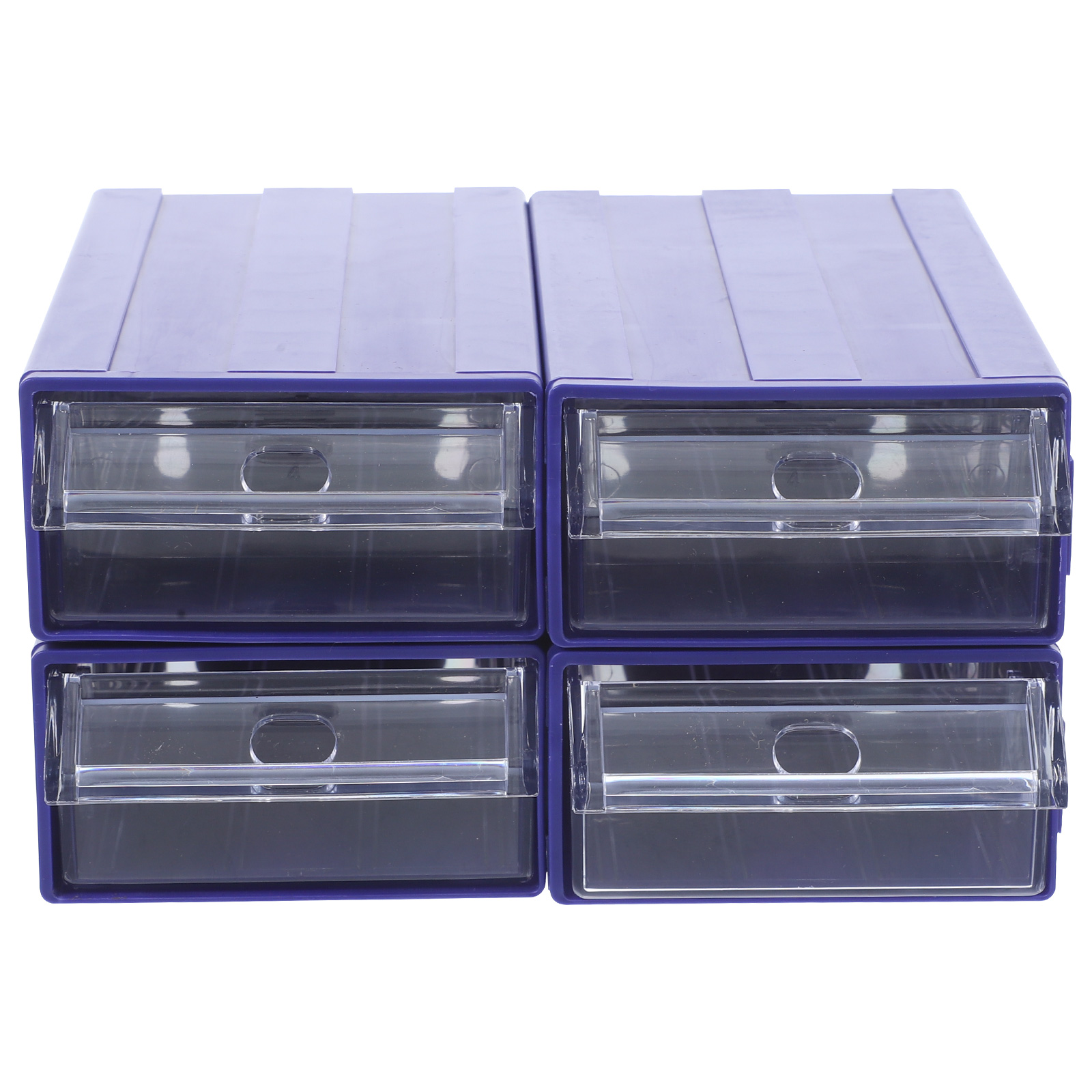 4pcs Tool Gadget Storage Boxes Plastic Drawer-type Stacking Storage ...