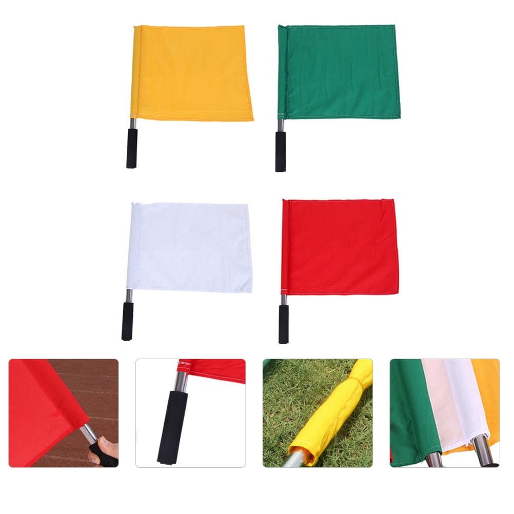 4pcs Track and Field Events Referee Flag Match Flag Signal Flags - Walmart.com