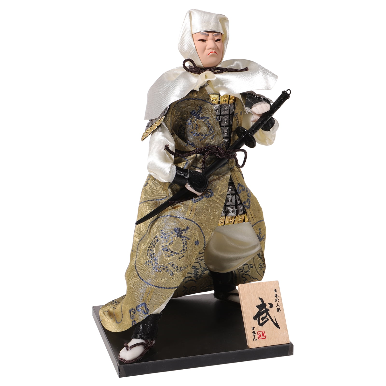 4pcs Traditional Samurai Doll Japanese Style Doll Decorative Samurai ...